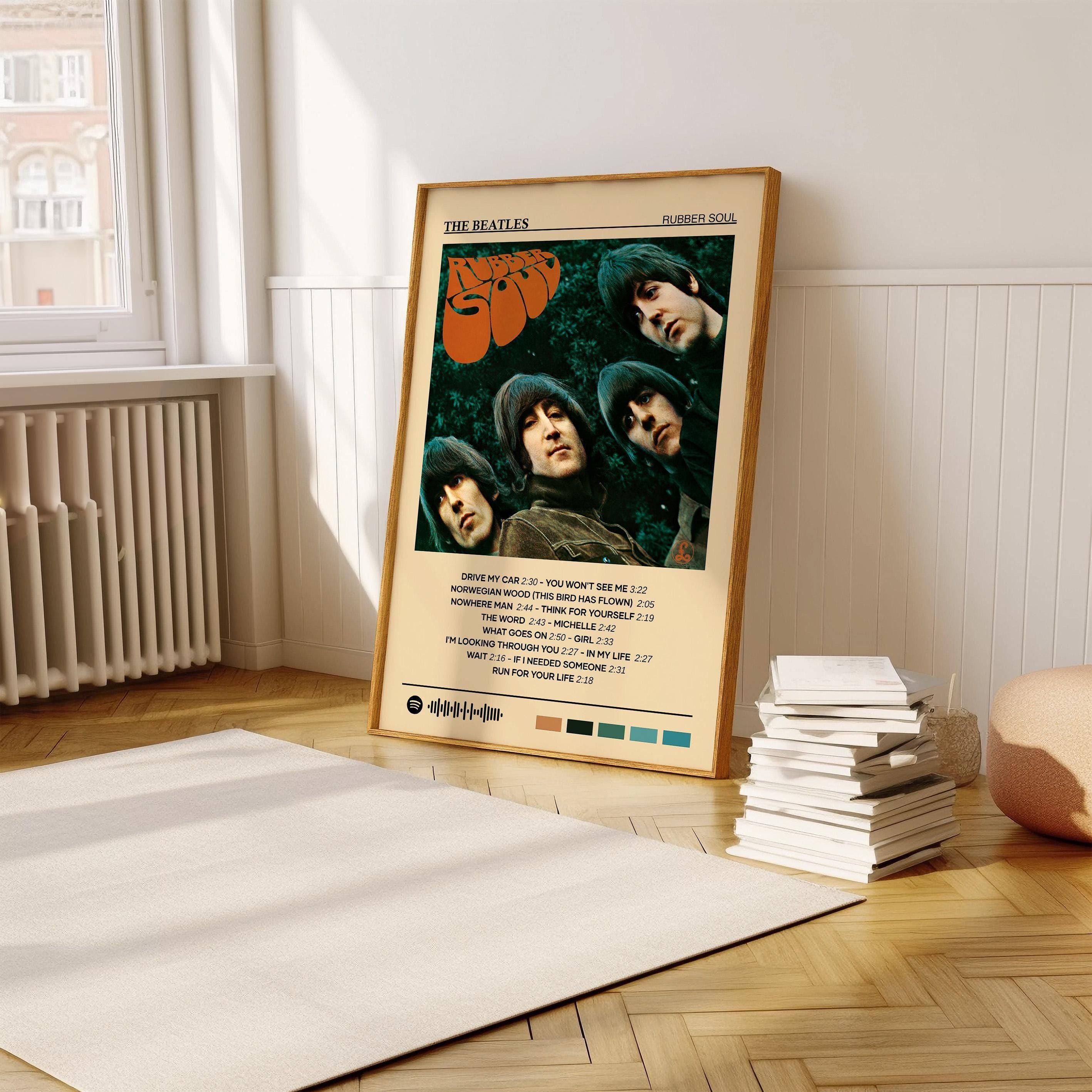 The Beatles Poster | Rubber Soul Poster | Album Poster Print | Album ...