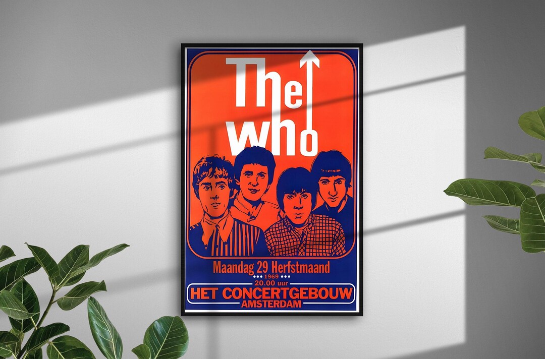 The Who Poster | Album Poster | Room Decor | Wall Decor | Music Decor ...