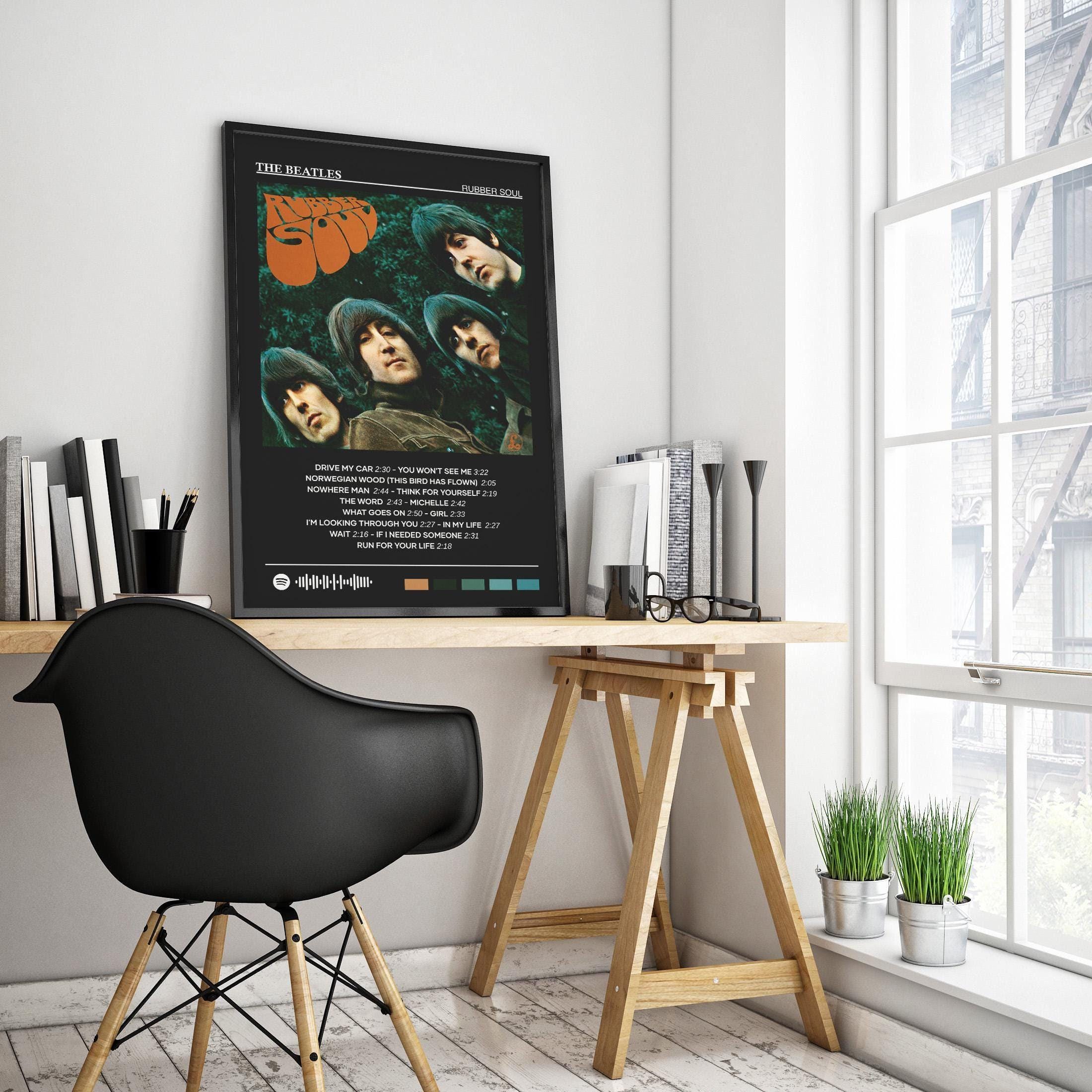 The Beatles Poster | Rubber Soul Poster | Album Poster Print | Album ...