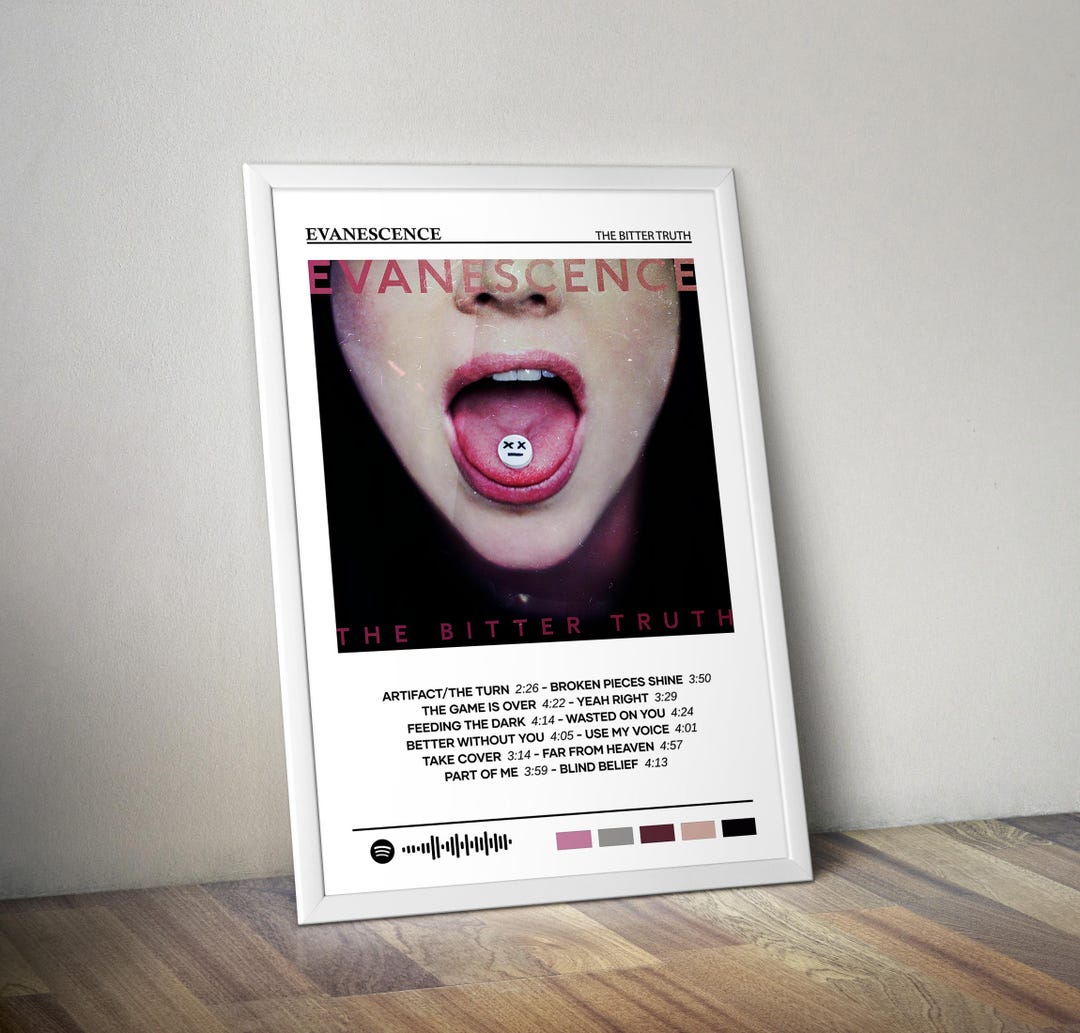 Evanescence Poster | the Bitter Truth Poster | Album Poster Print ...