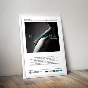 Rihanna Poster the Good Girl Gone Bad Album Cover - Etsy