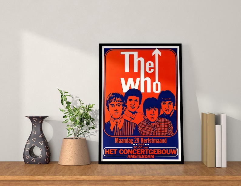 The Who Poster | Album Poster | Room Decor | Wall Decor | Music Decor ...