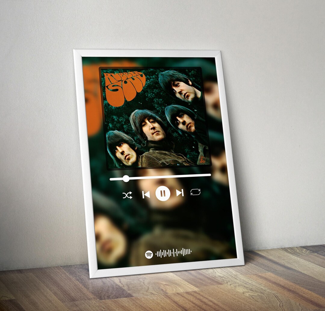 The Beatles Poster | Rubber Soul Poster | Album Poster Print | Album ...