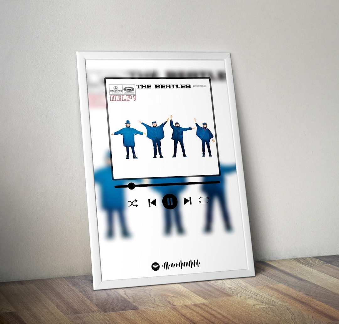 The Beatles Poster | Help! Poster | Album Poster Print | Album Cover ...