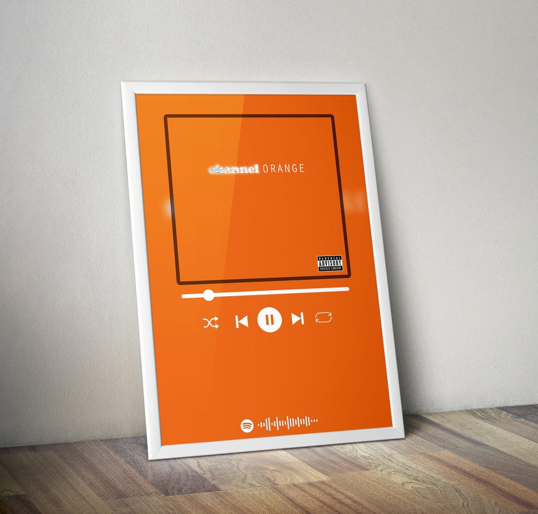 Frank Ocean Poster | Channel Orange Poster | Album Poster Print | Album ...