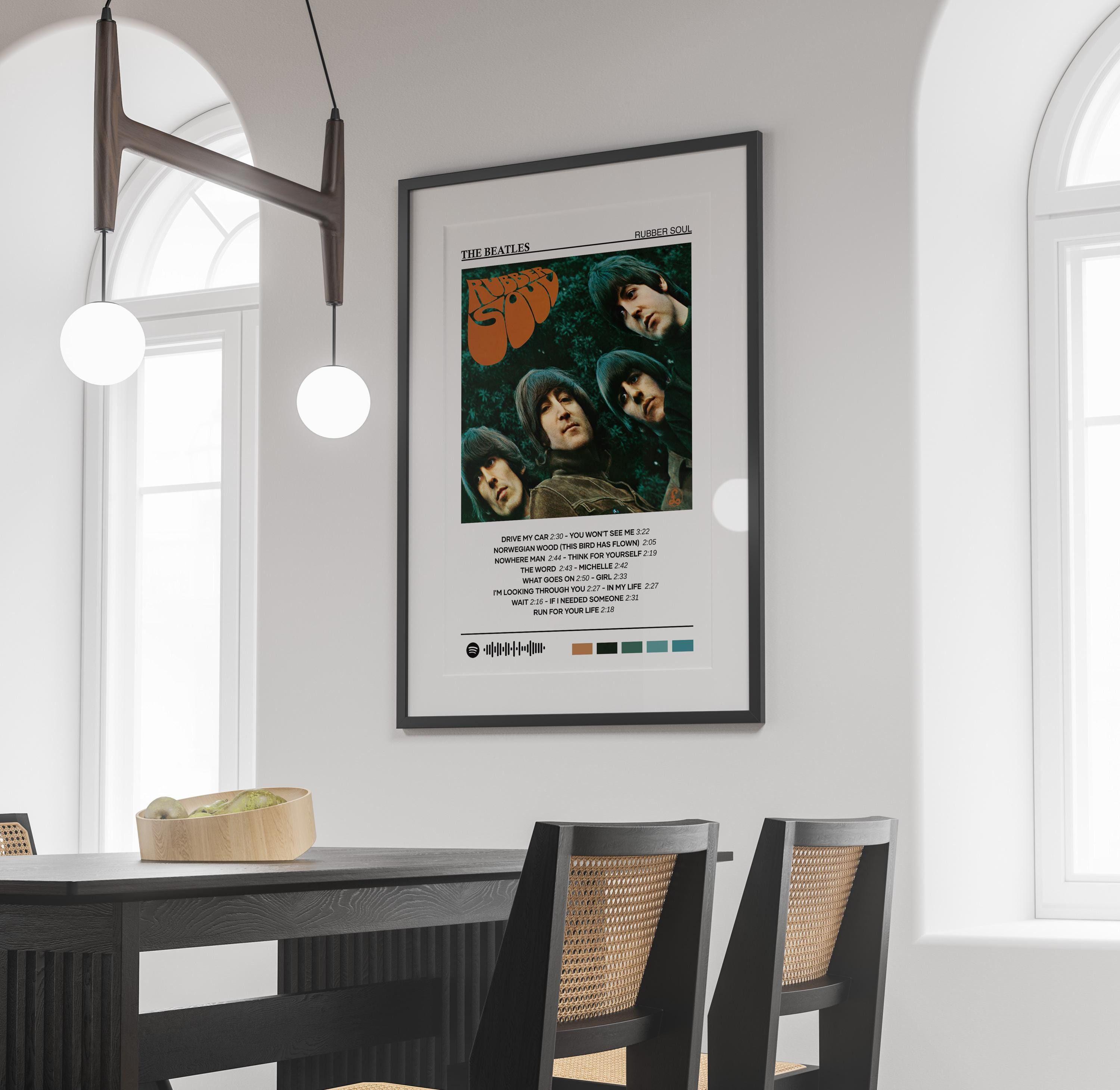 The Beatles Poster | Rubber Soul Poster | Album Poster Print | Album ...
