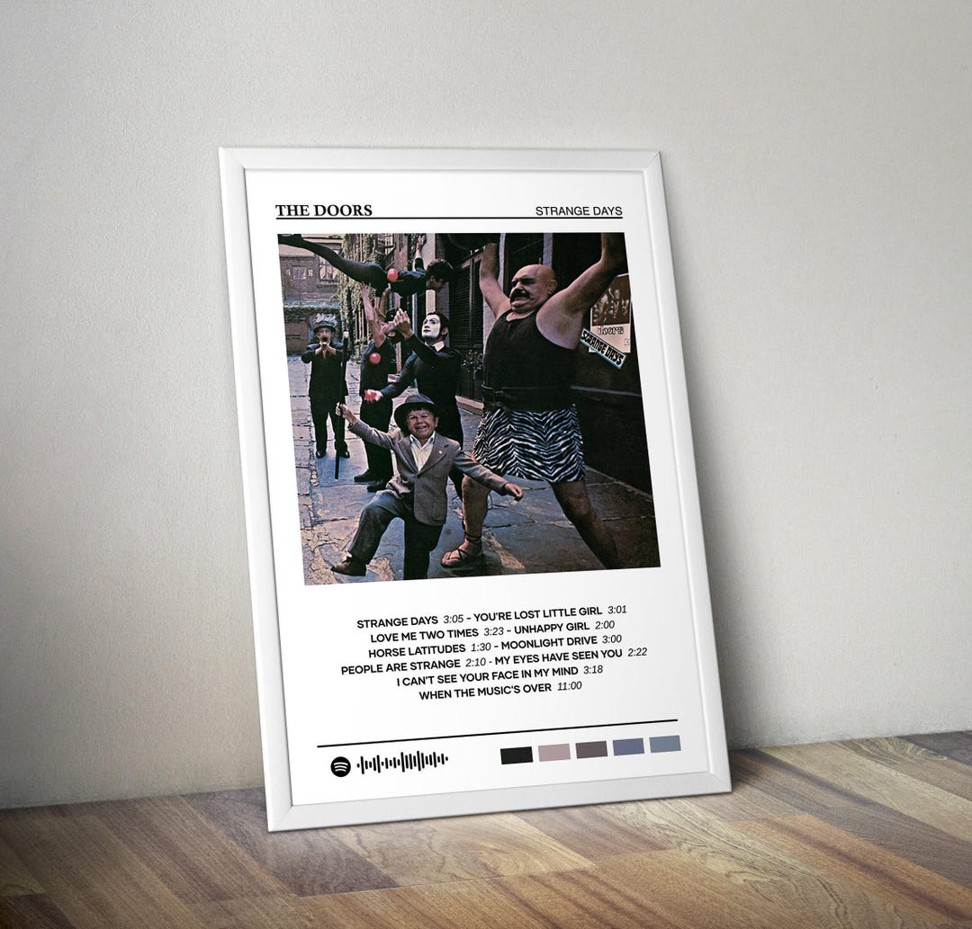 The Doors Poster | Strange Days Poster | Album Poster Print | Album ...