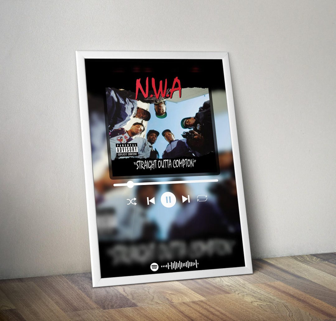 N.W.A Poster | Straight Outta Compton Poster | Album Poster Print ...