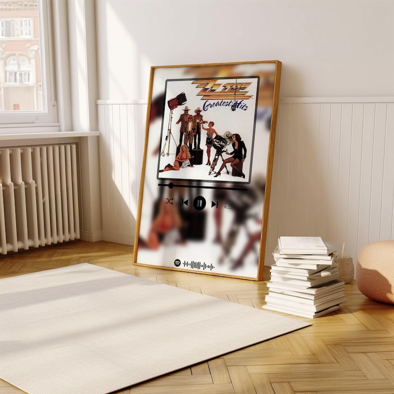 ZZ Top Poster | Greatest Hits Poster | Album Poster Print | Album Cover ...