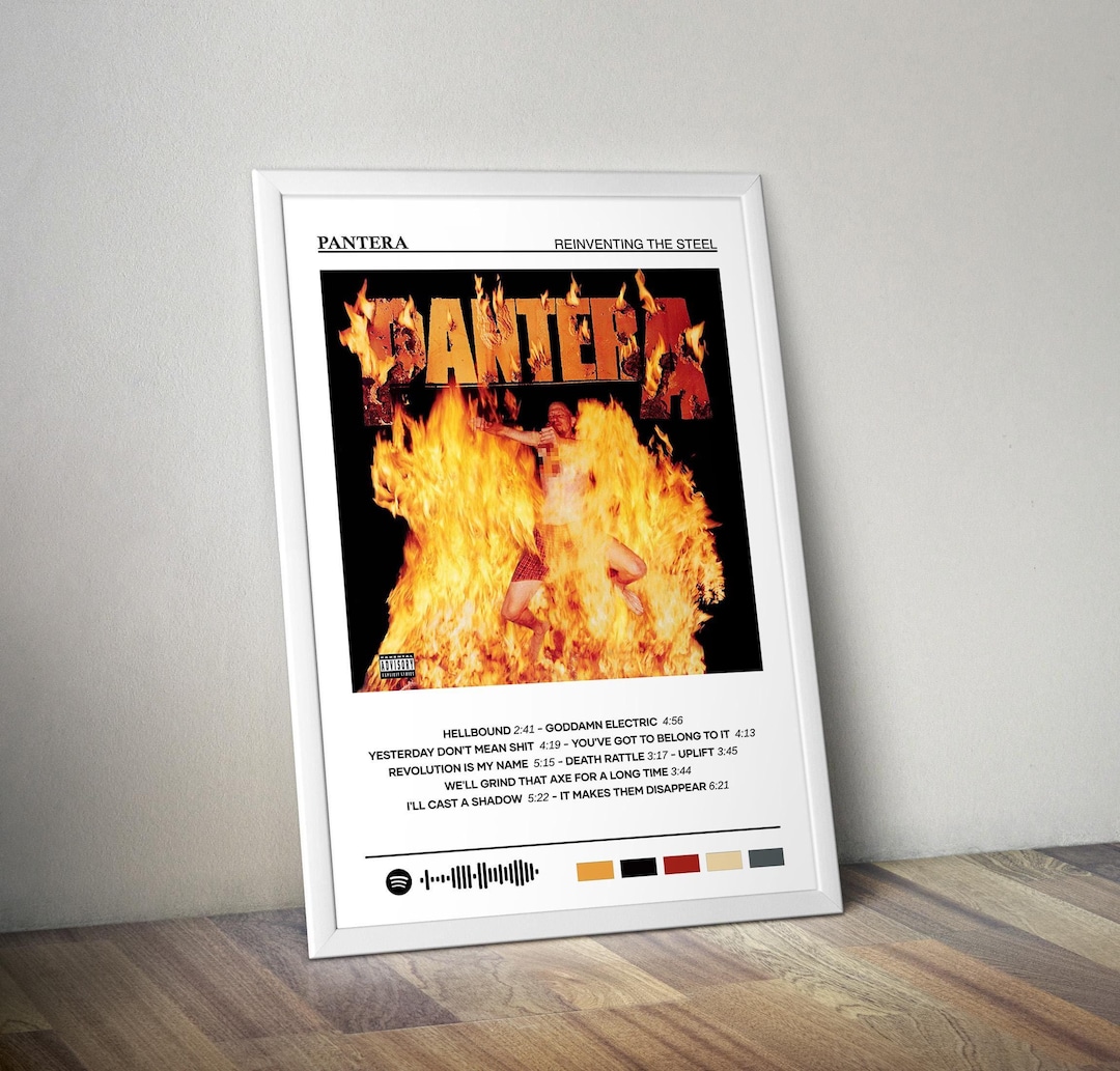 Pantera Poster | Reinventing the Steel Poster | Album Poster Print ...