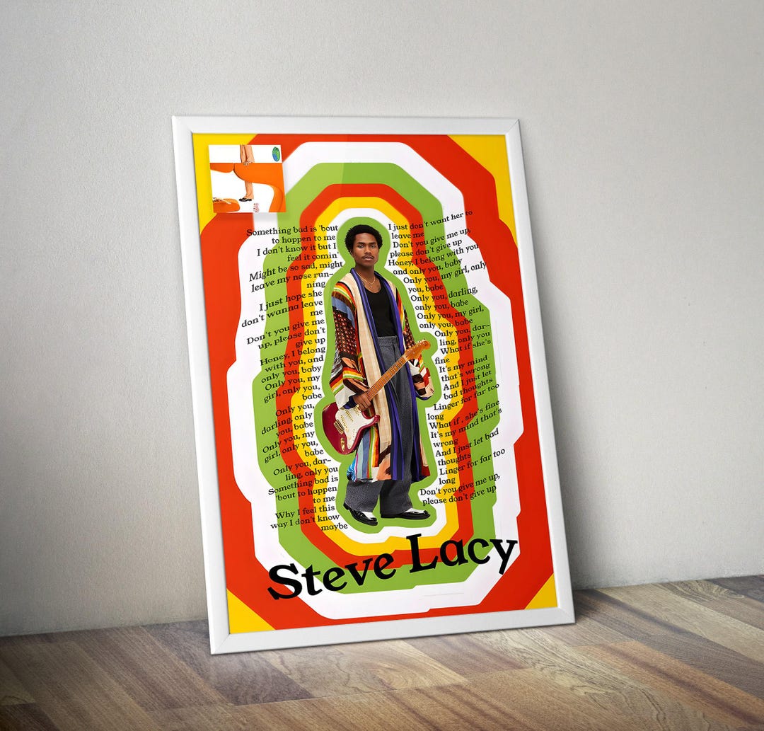 Steve Lacy Poster | Vintage Poster | Album Poster Print | Album Cover ...