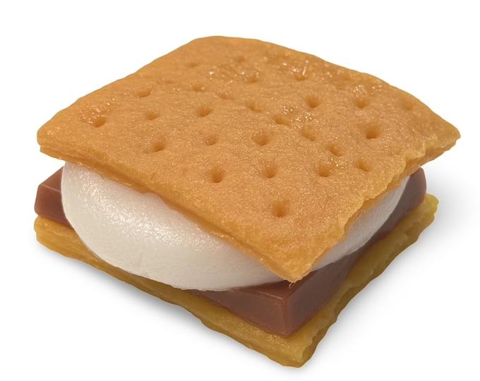 S’mores Squishy Set Life-sized Taba Mochi Inspired Sticky Fidget Toy ...