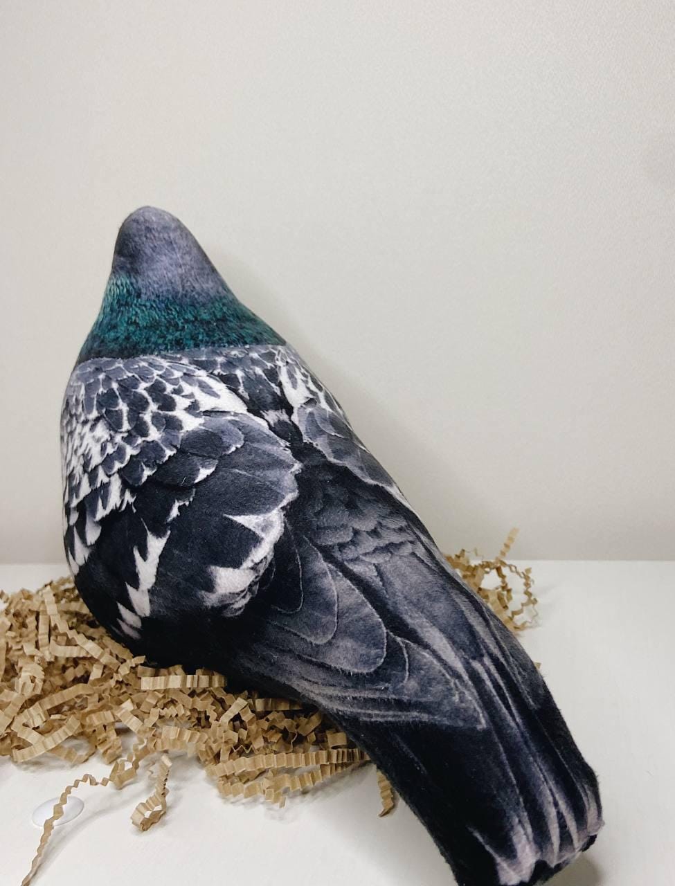 Realistic Life-size Pigeon Plush | 1:1 Dove Bird Toy | Handmade Soft ...