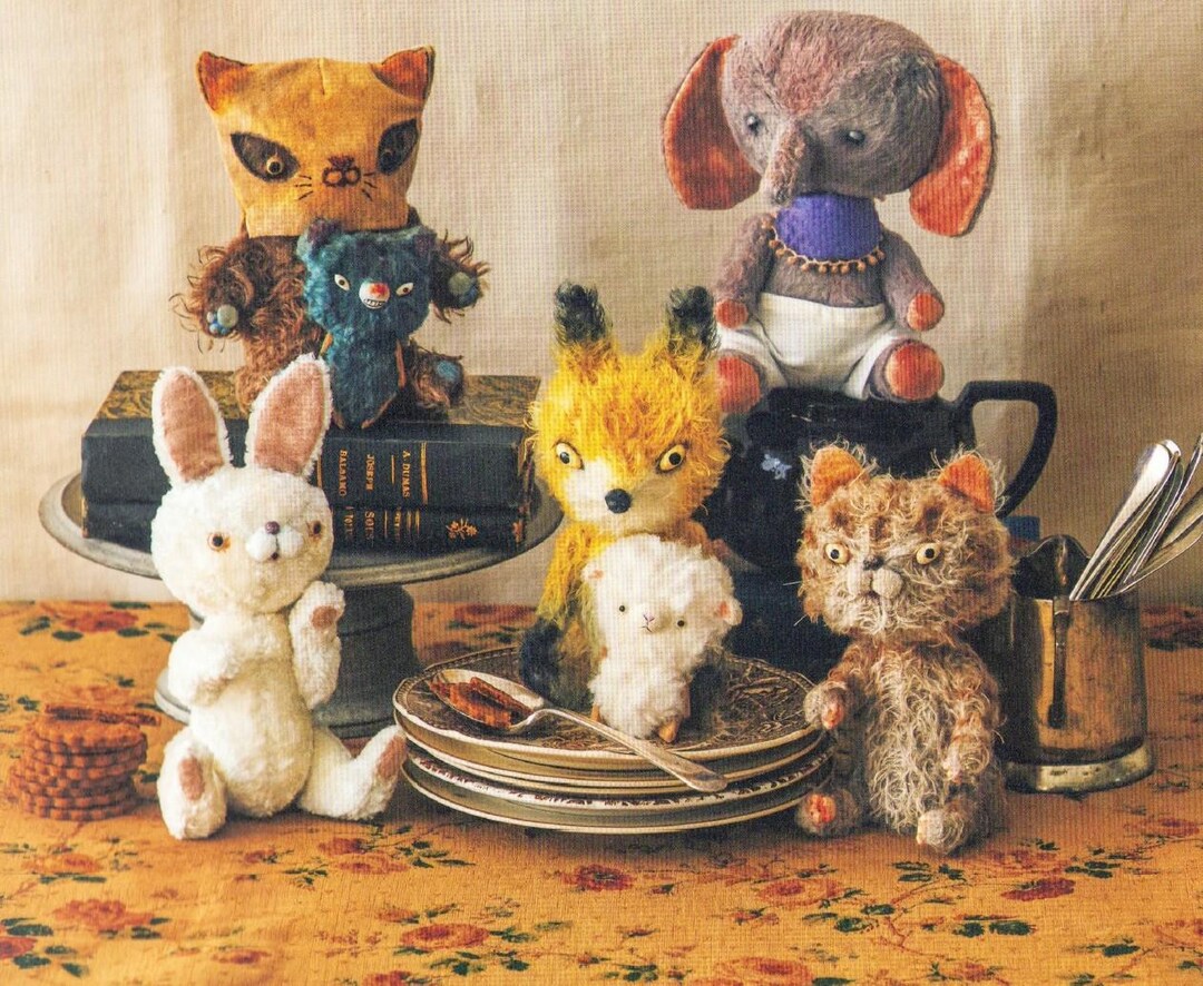 Handmade Plush Dolls Japanese Sewing Pattern Book PDF Instant Download ...