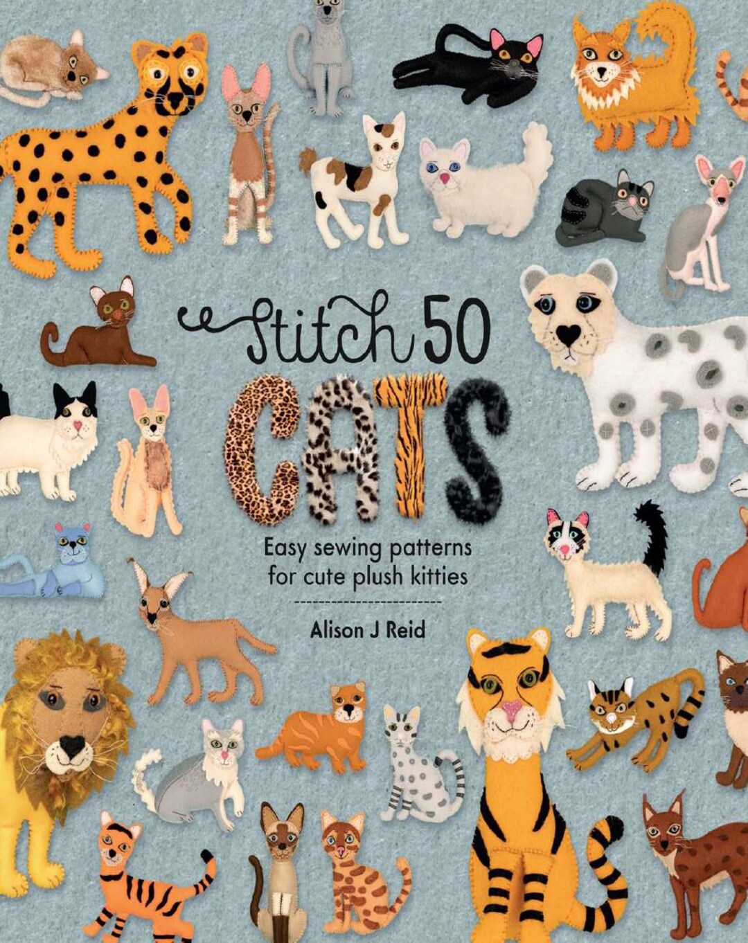 English Stitch 50 Cats Sewing Pattern Book PDF | Digital Printable Felt ...