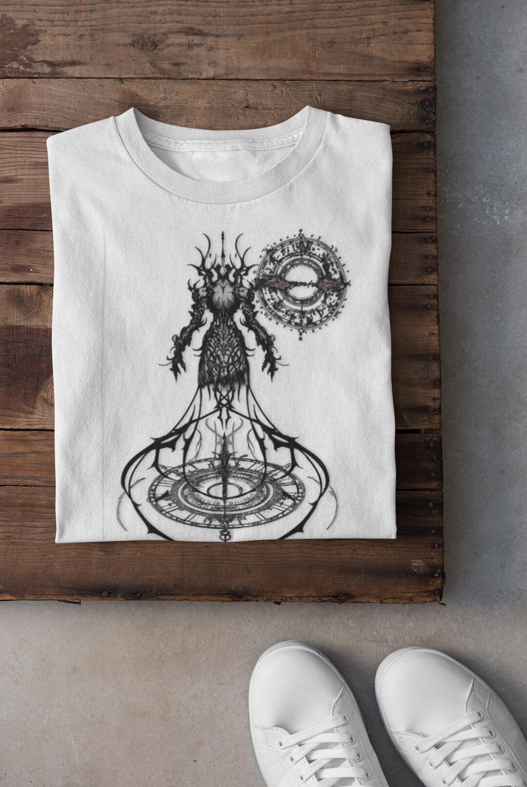 Arcane Gothic Sigil T-shirt: Cybersigilism Occult Graphic Tee - Etsy