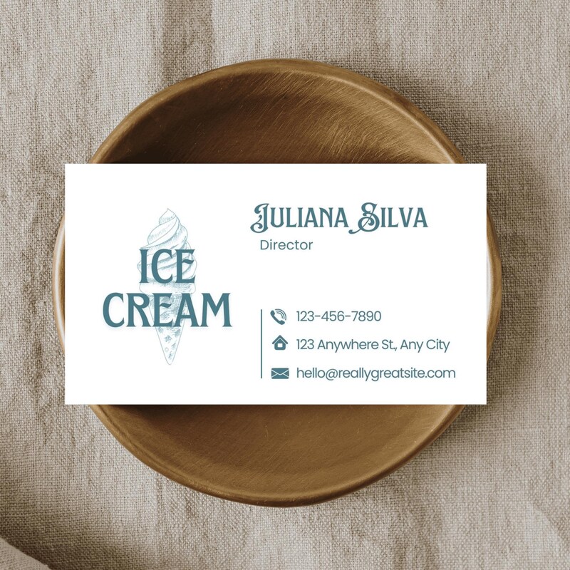 Ice Cream Card - Etsy