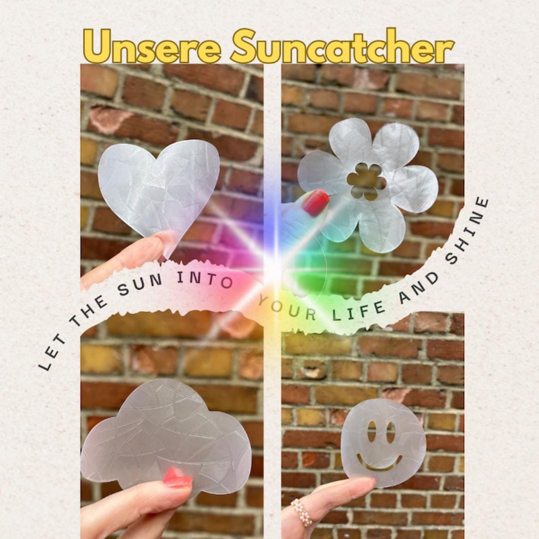Suncatcher Set Window Film Rainbow | Sticker Window | Reflection | Self ...