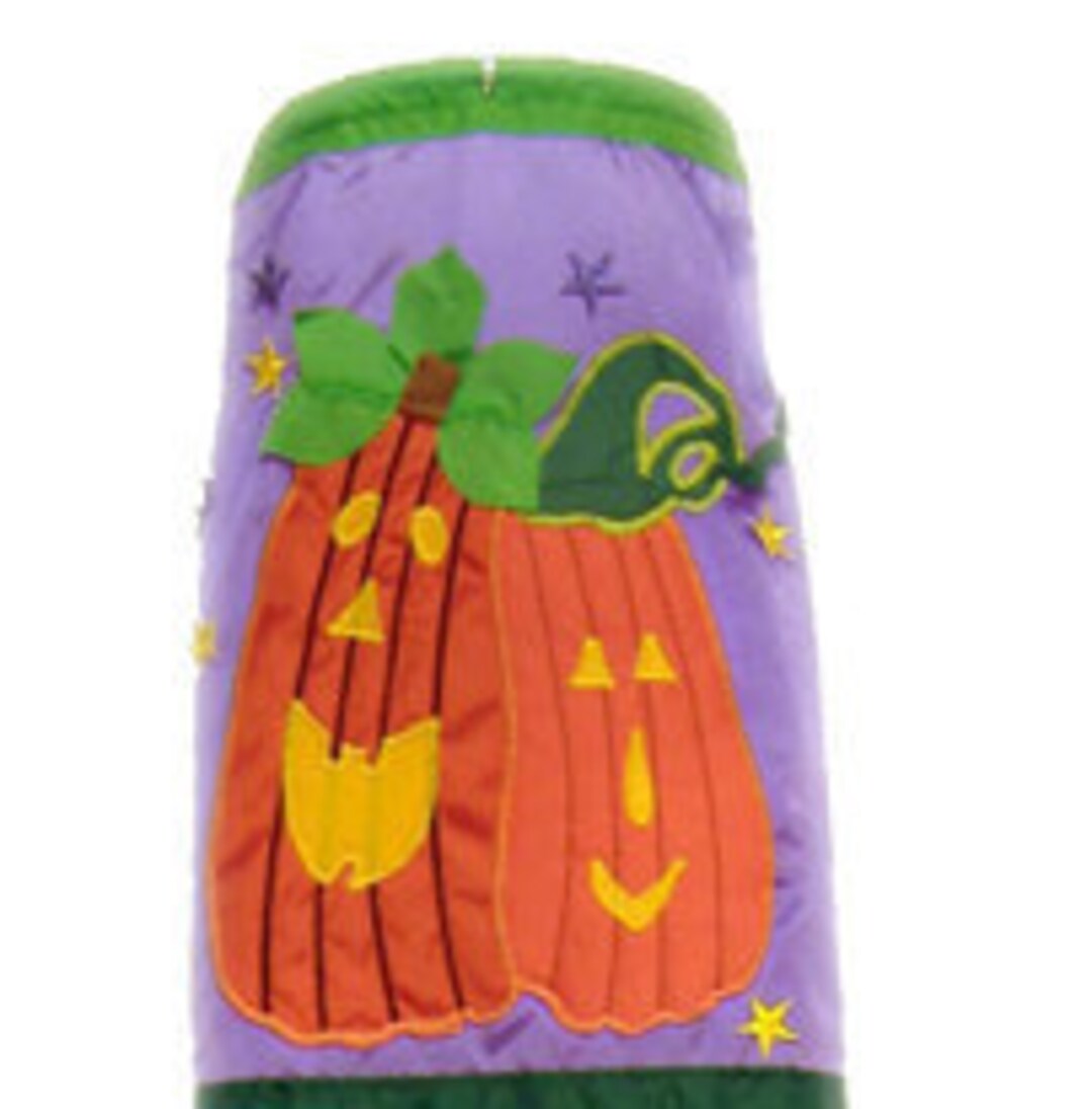 Appliqued Pumpkin Pair Windsock - Etsy