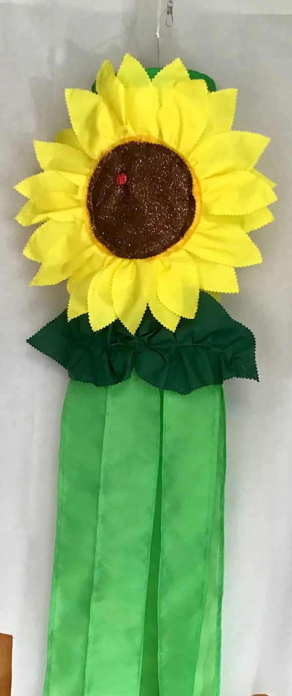 Sunflower Windsock - Etsy