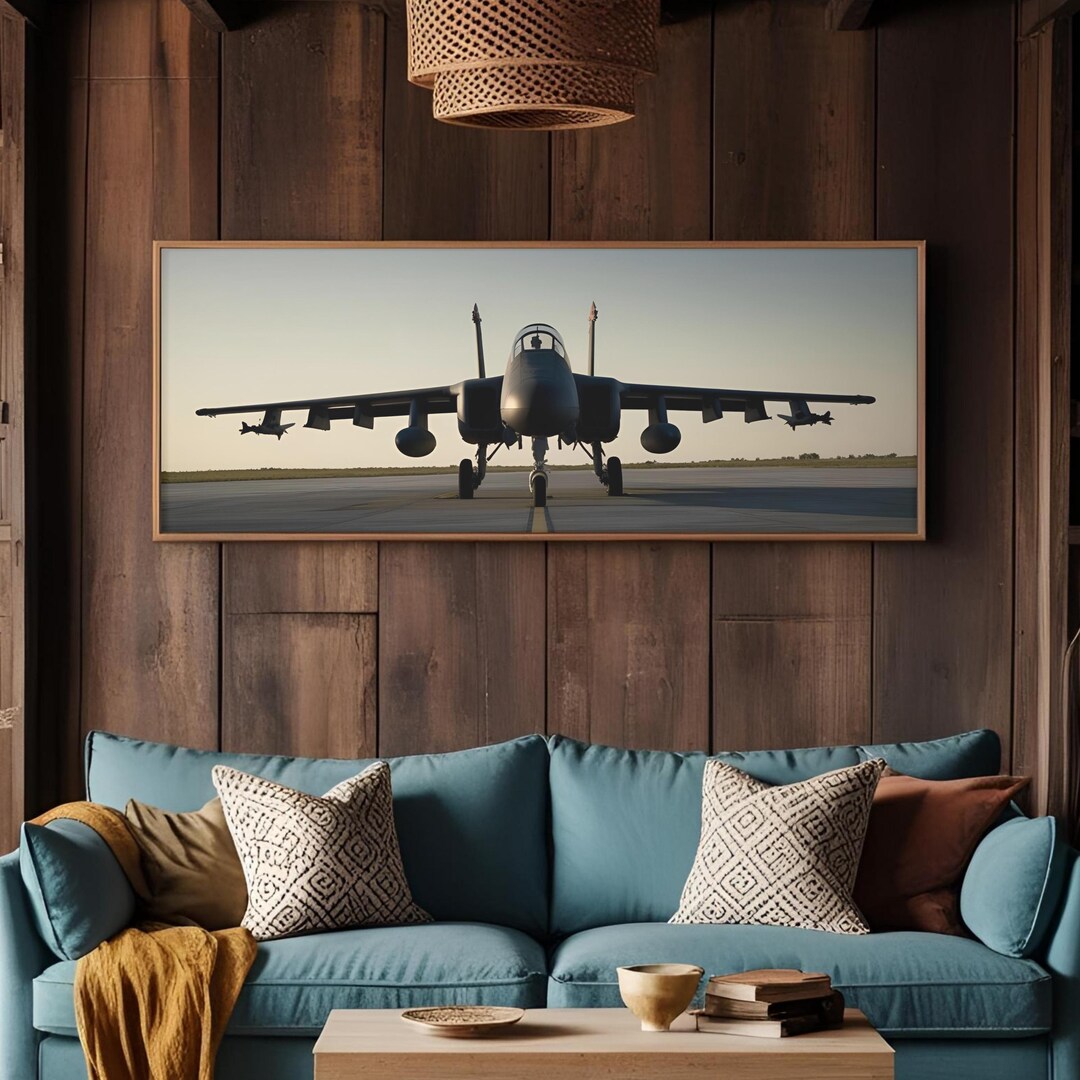 Fighter Jet Canvas Prints, Military Aircraft Wall Art, Airplane Decor ...