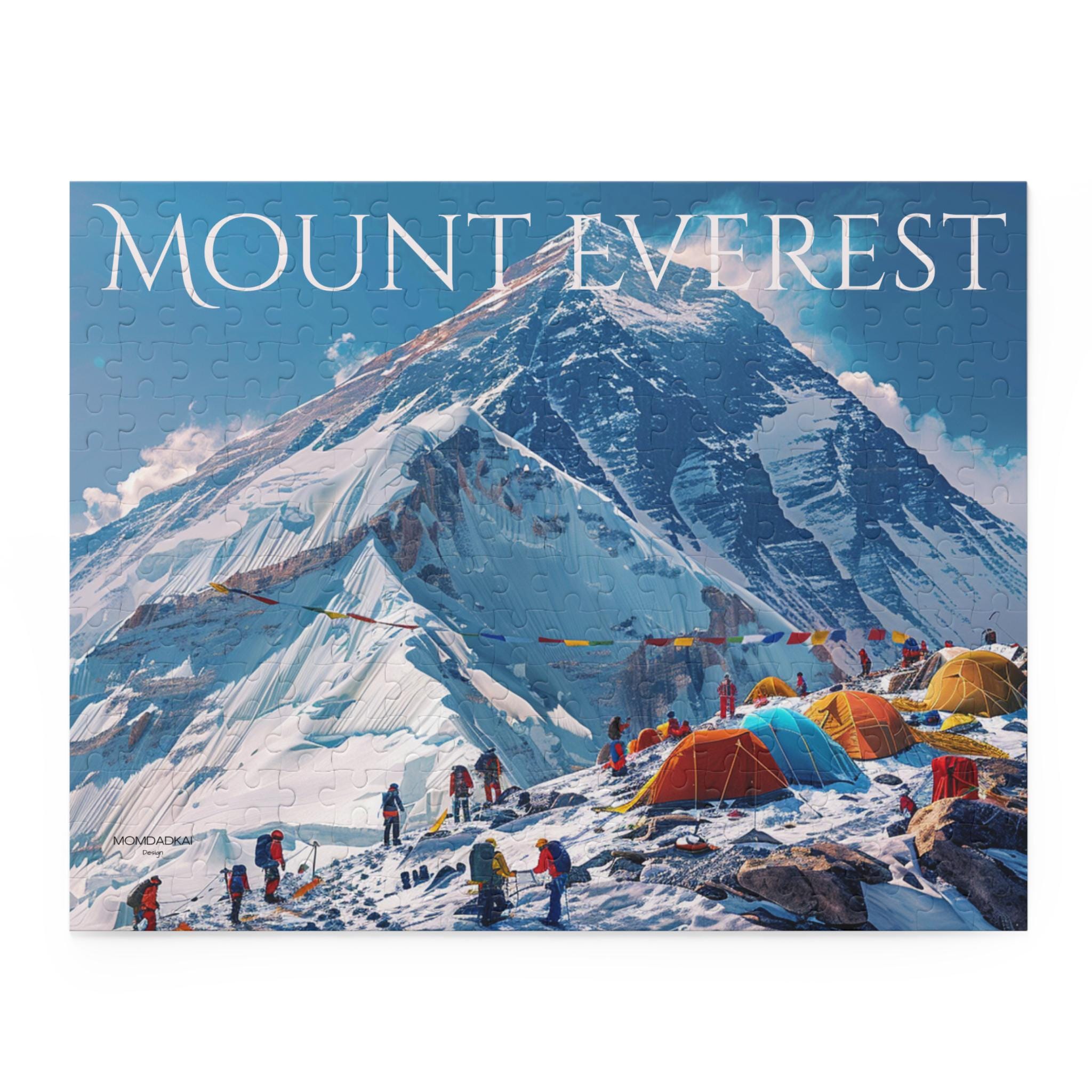 Mount Everest Climbing Puzzle: Outdoor Adventure Jigsaw, Rock Climber ...