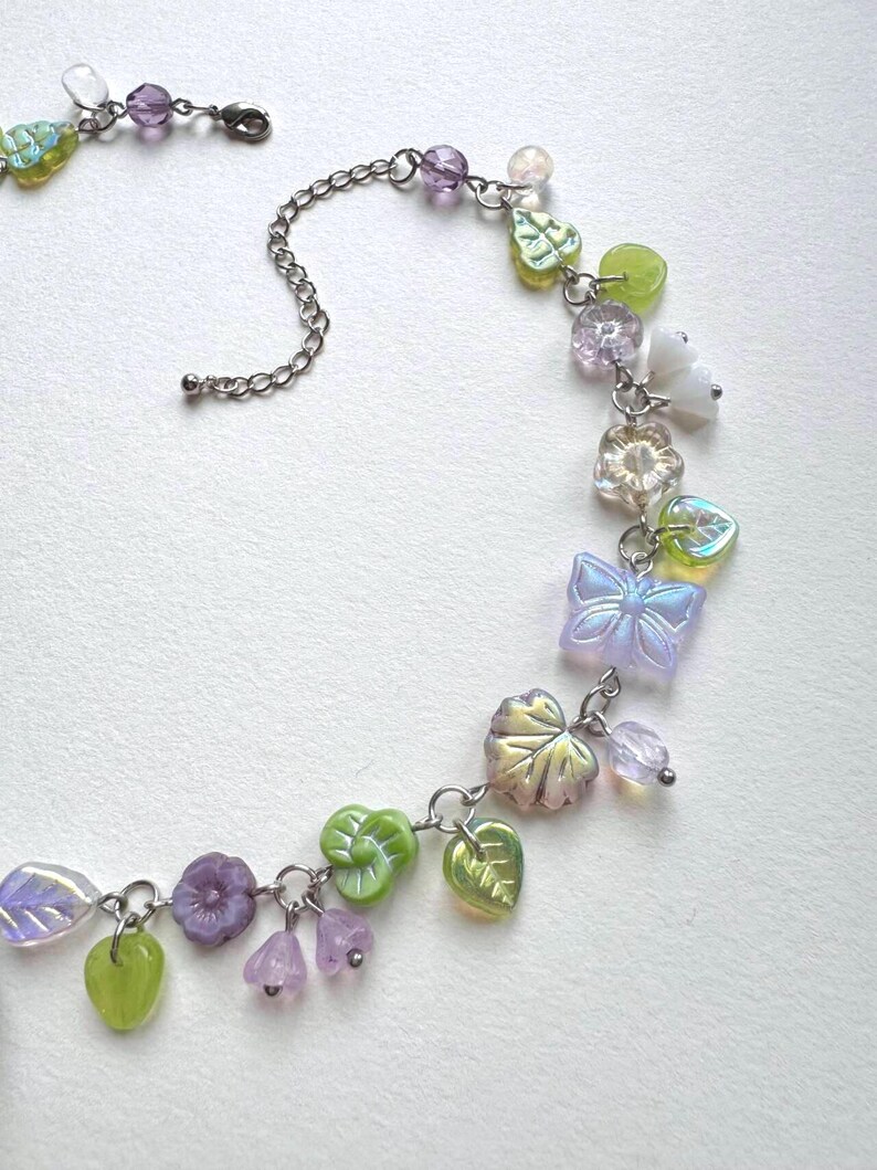 Cottagecore Fairycore Unique Berry Necklace – Handmade Lampwork Glass ...