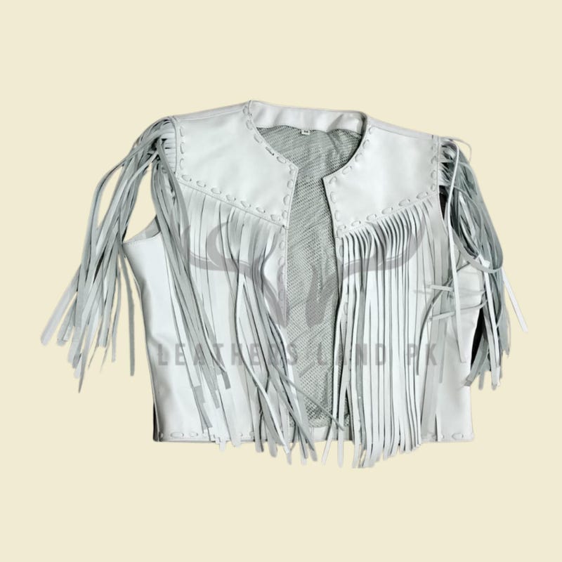 Pink Vest With Fringe - Etsy UK