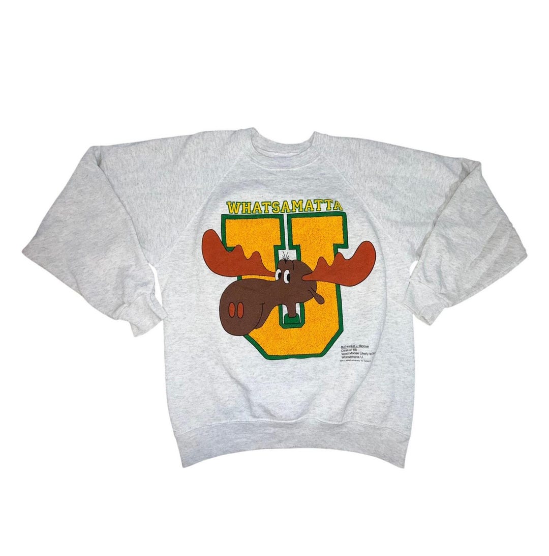 Rare Vintage Bullwinkle J Moose Whatsamatta University Class of 65 ...