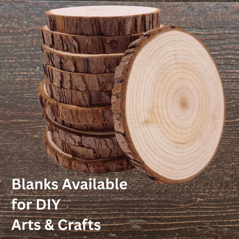 Personalized Acacia Wood Square Coasters – Custom Engraved Rustic Cabin ...