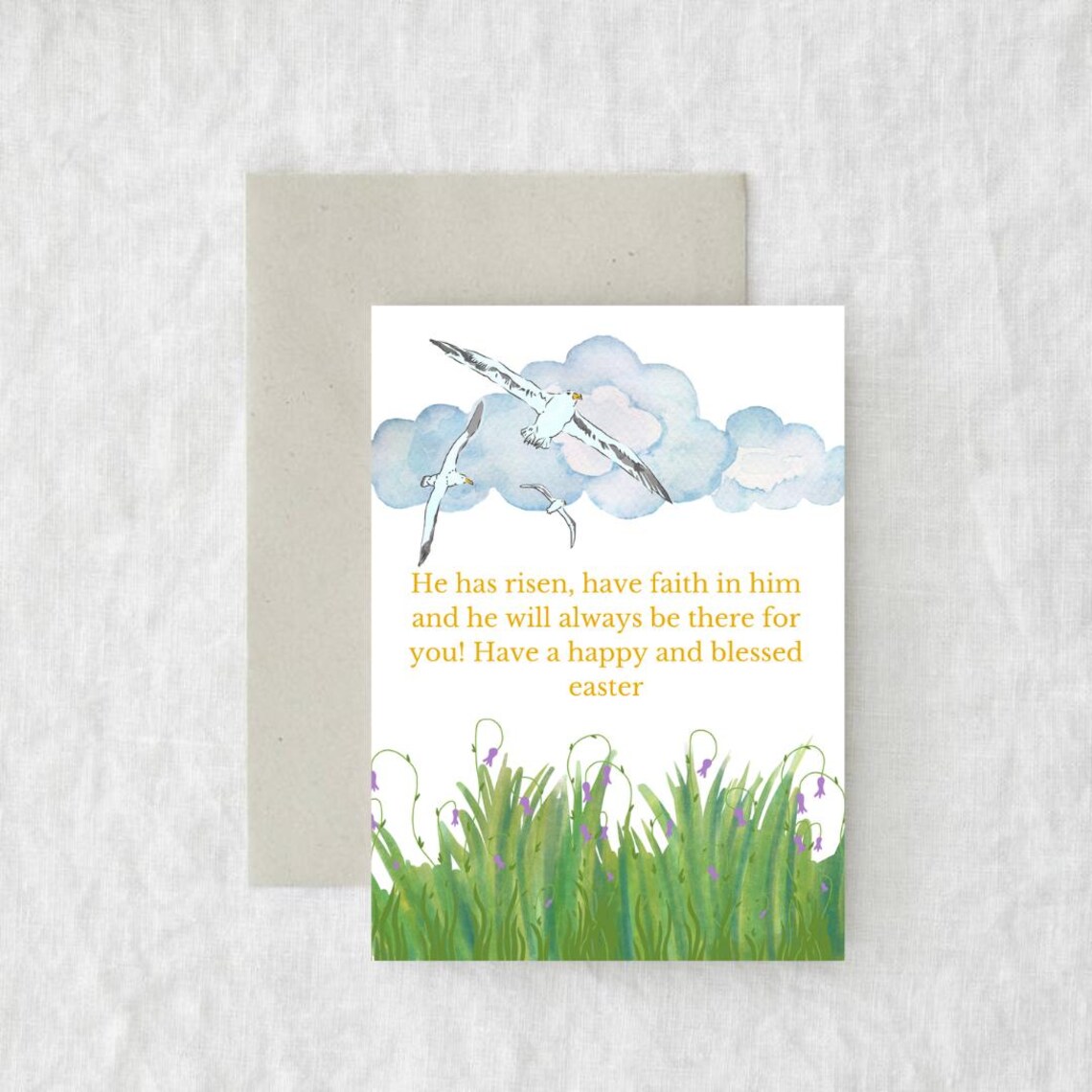 Easter Card * Printable Easter Card With Scripture* Religious Easter ...