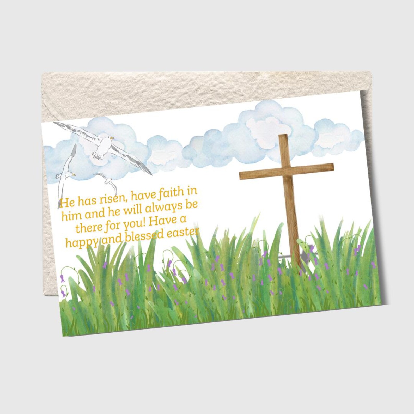 Easter Card * Printable Easter Card With Scripture* Religious Easter ...
