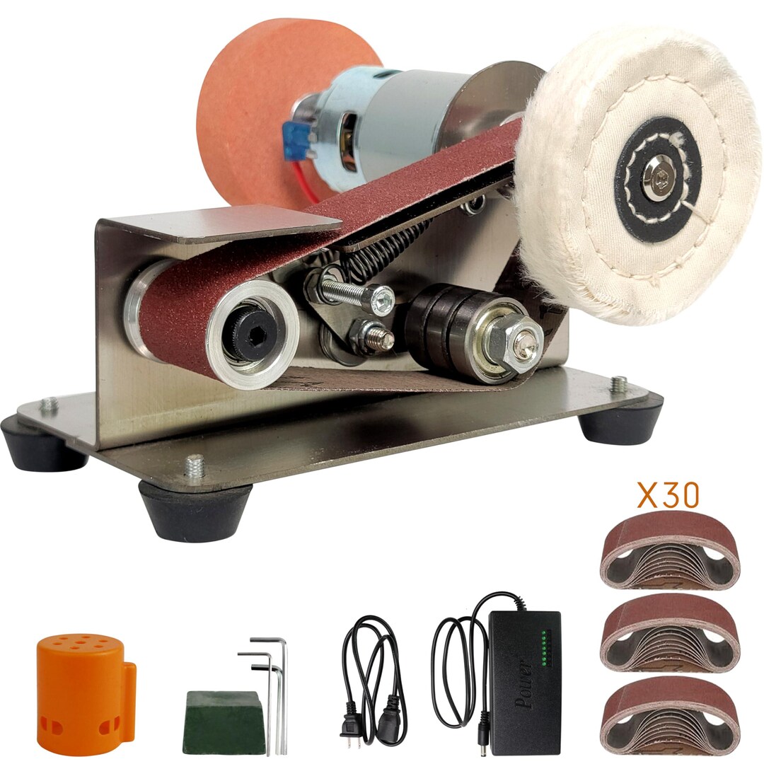 Compact Belt Sander & Knife Sharpener, Palm-size, Versatile for DIY ...
