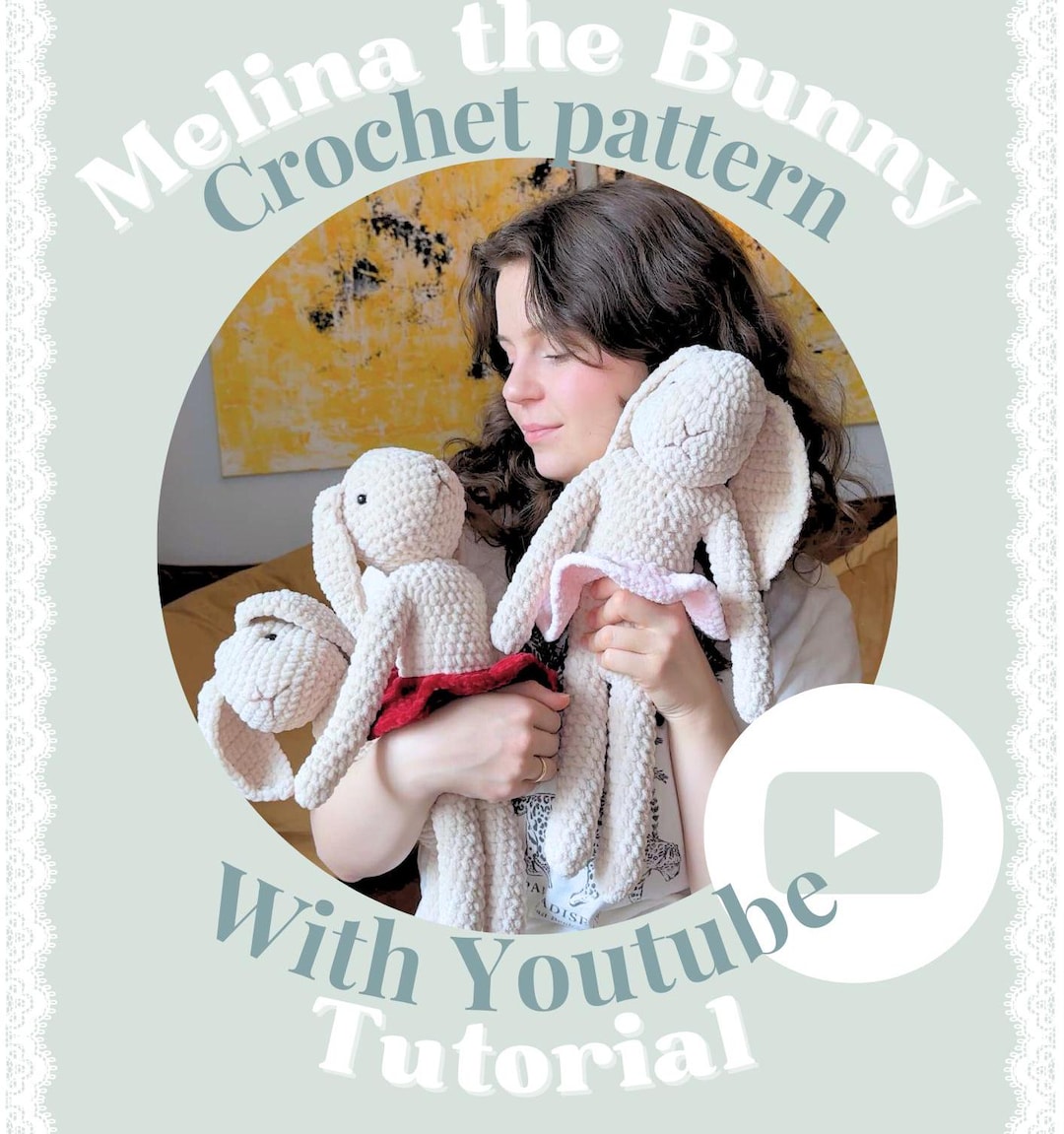 Ballerina Bunny Crochet Pattern - Melina the Bunny - Etsy