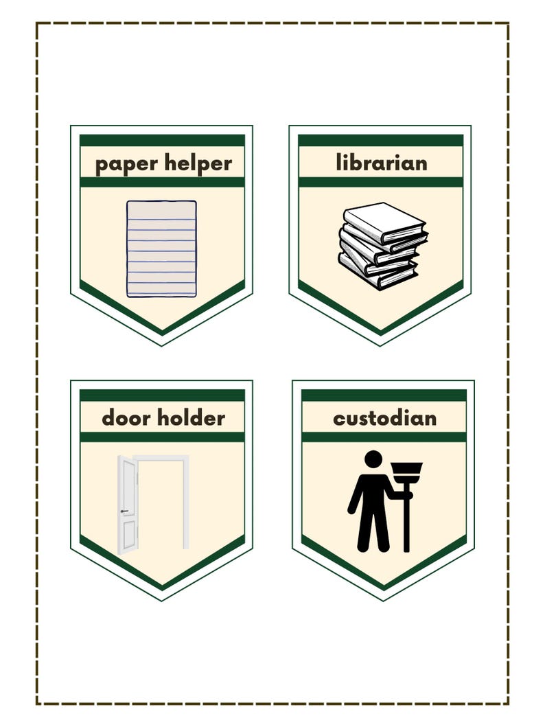 Classroom Jobs Chart - Etsy
