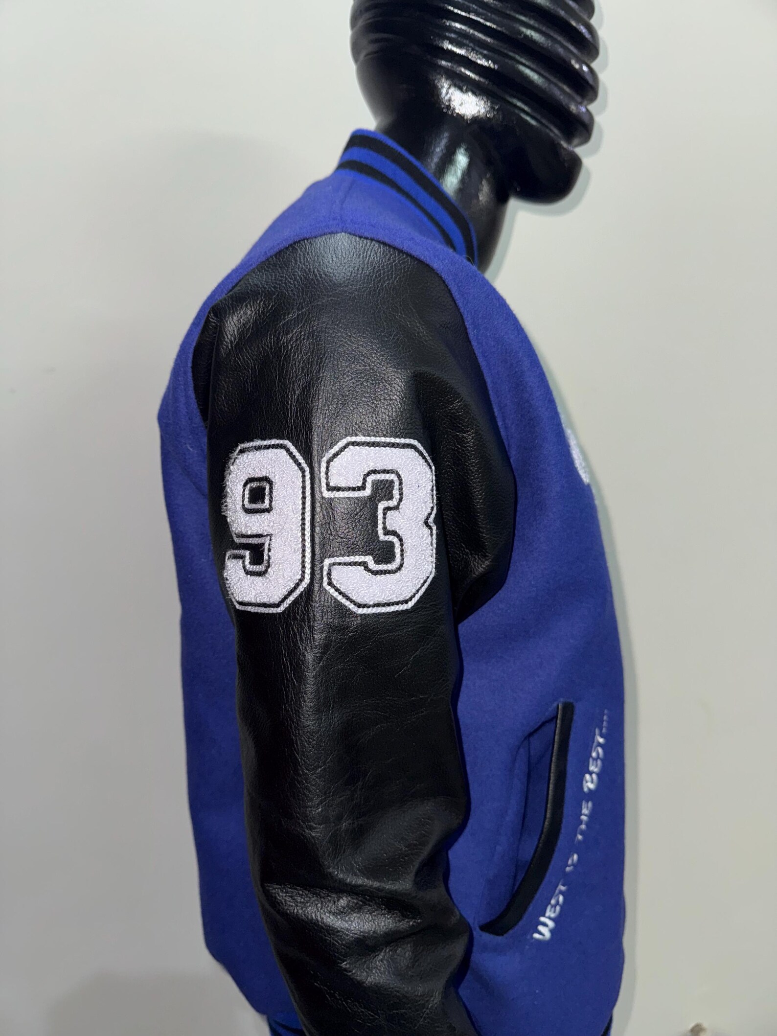 Custom Wool Varsity Jacket, Leather Sleeves, Embroidered Patches - Etsy