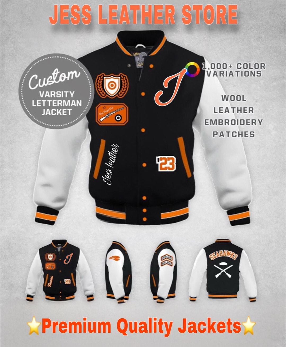 Custom Varsity Jacket, Letterman Jacket, Baseball Team Jacket, Custom ...