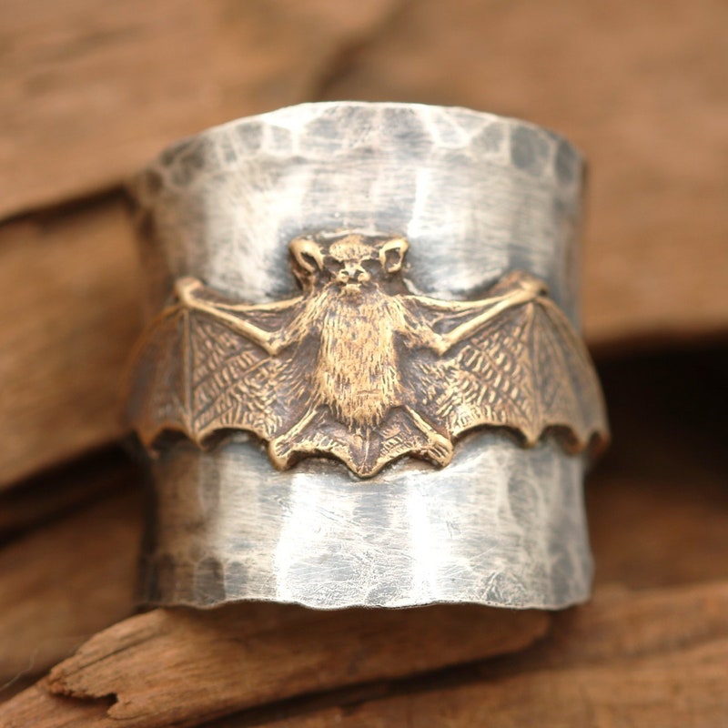 Bat Ring - Etsy