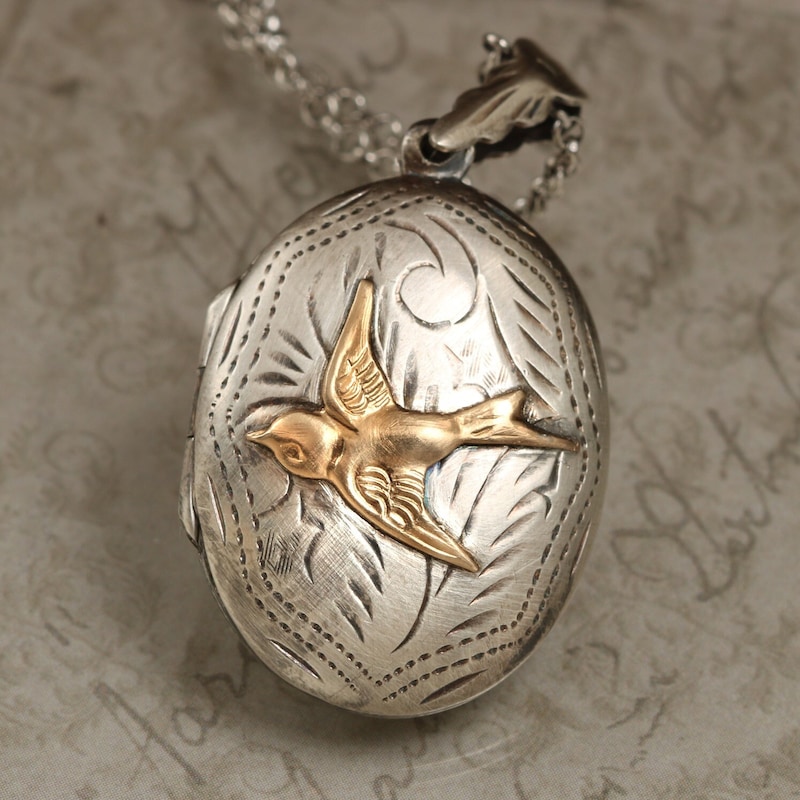 Victorian Silver Bird - Etsy