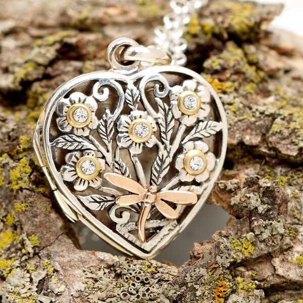 Birthstone Locket - Etsy