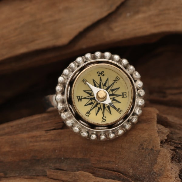 Compass Ring - Etsy