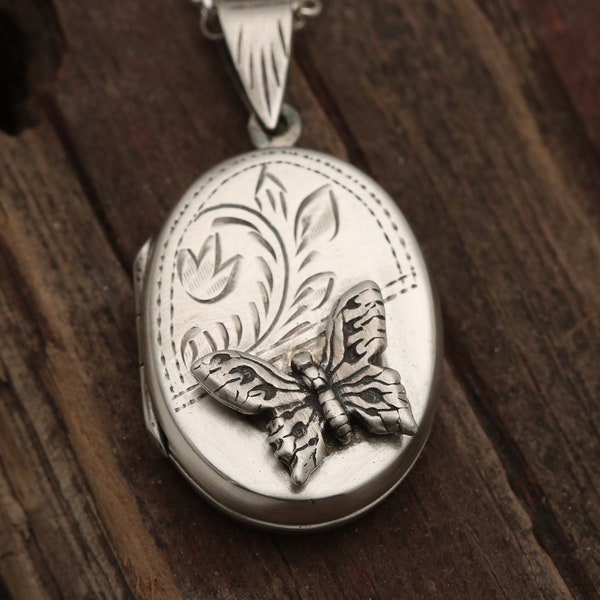 Butterfly Locket - Etsy