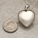 Anatomical Heart Locket, Sterling Silver Heart Necklace, Heart Shaped ...