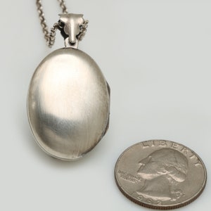 Sterling Silver Locket Necklace, Raven Locket for Women, Working ...