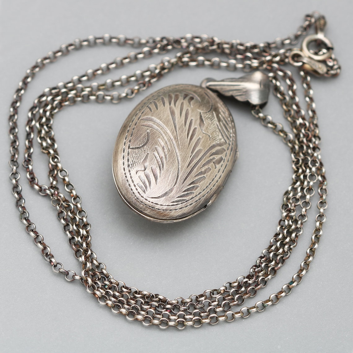 Sterling Silver Locket Necklace Raven Locket for Women - Etsy