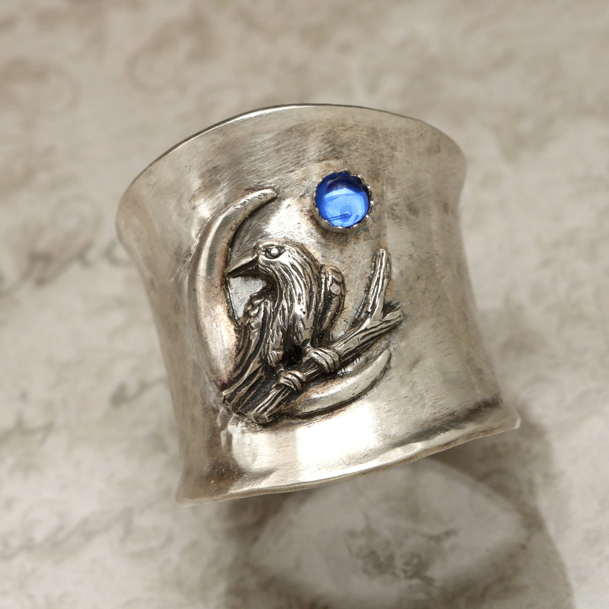Raven Ring Men, Thumb Ring, Whimsigoth Jewelry, Pagan Rings for Women ...