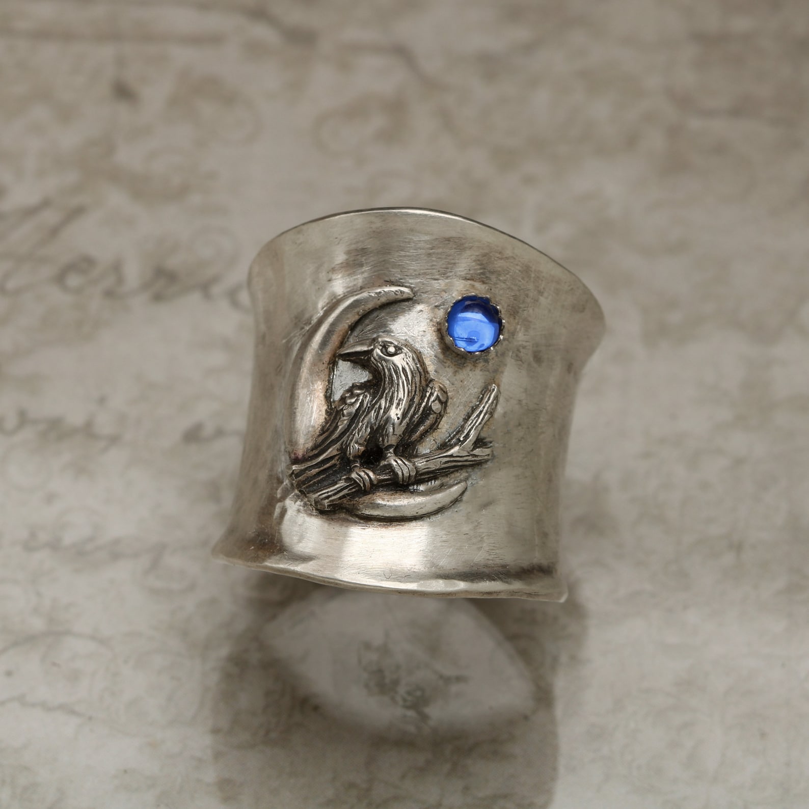 Raven Ring Men, Thumb Ring, Whimsigoth Jewelry, Pagan Rings for Women ...