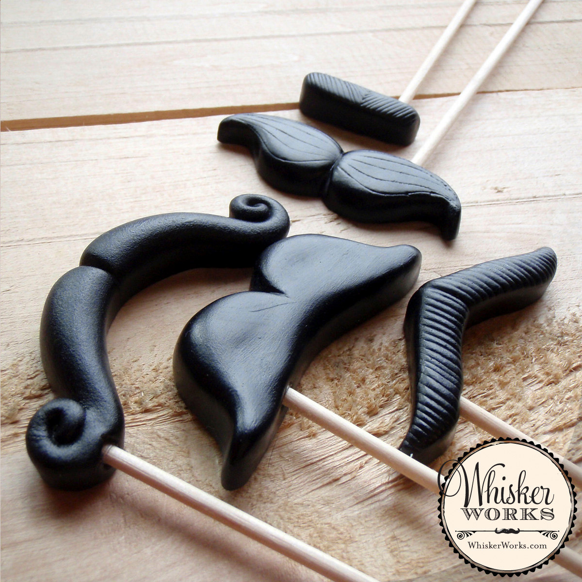 Mustaches on Sticks - Dapper Mix - Set of 5 Photo Booth Props - Etsy