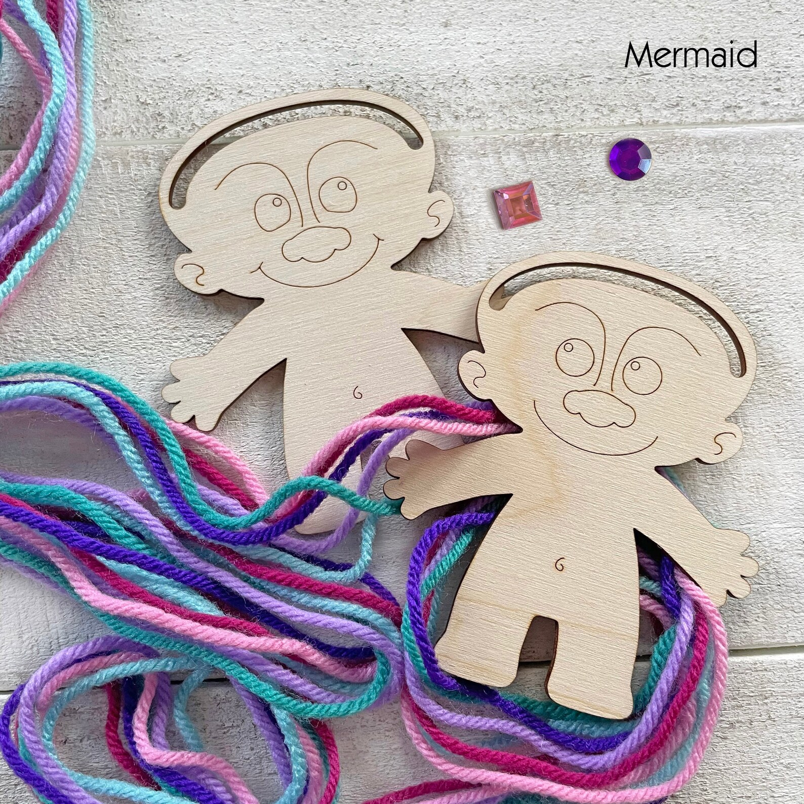 Rainbow Trolls Kid Craft - Yarn & Instructions Included - Pastel, Neon ...