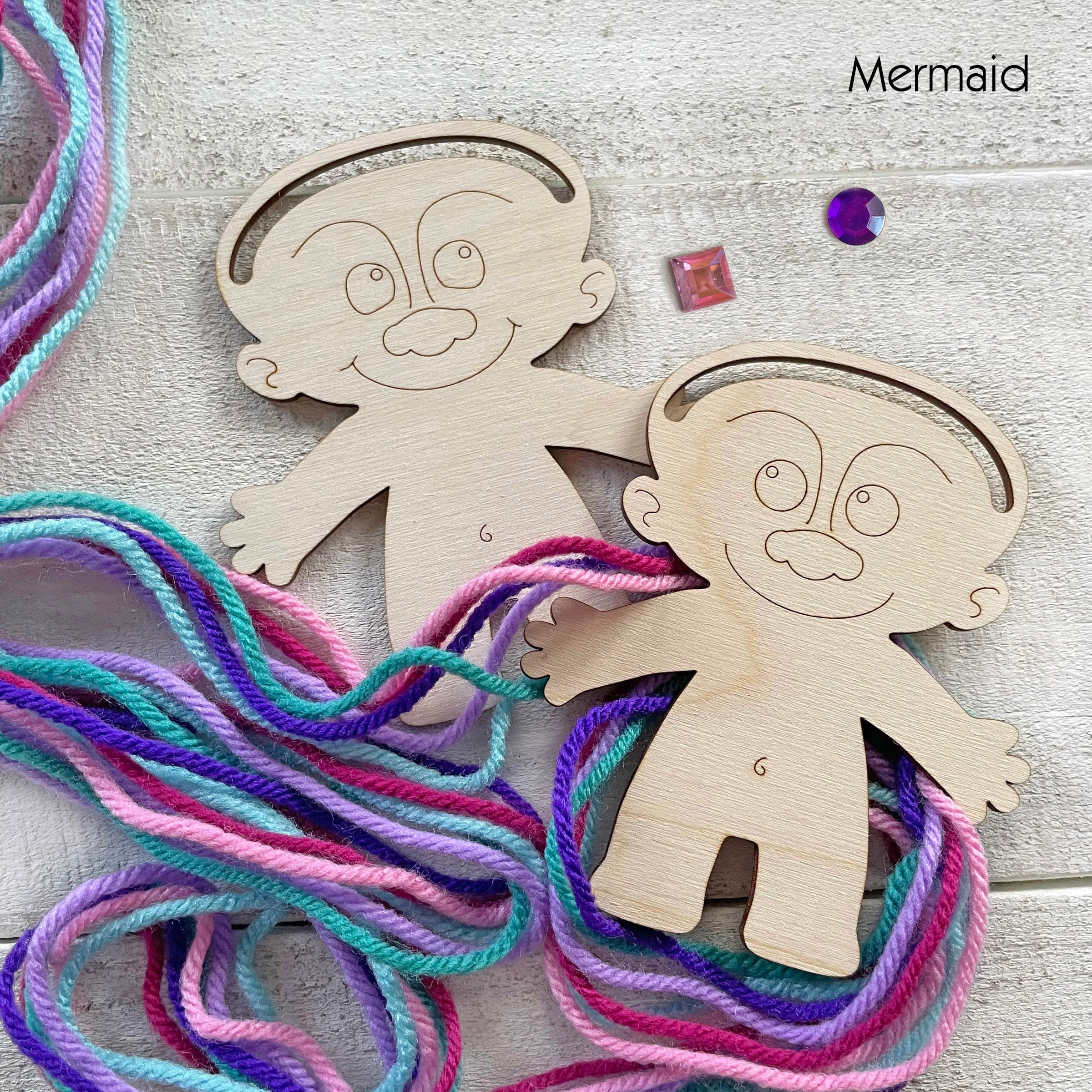 Rainbow Trolls Kid Craft Yarn & Instructions Included - Etsy